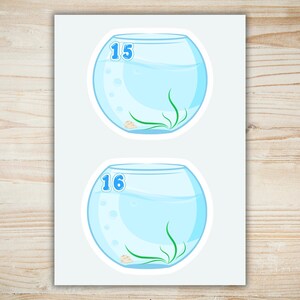 Fish Numbers Matching Game | Counting Activity for Kids | Printable ...