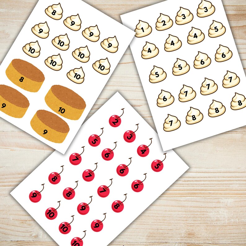 Printable Number Cake Activity – Learn Counting 1 to 10 With Fun ...