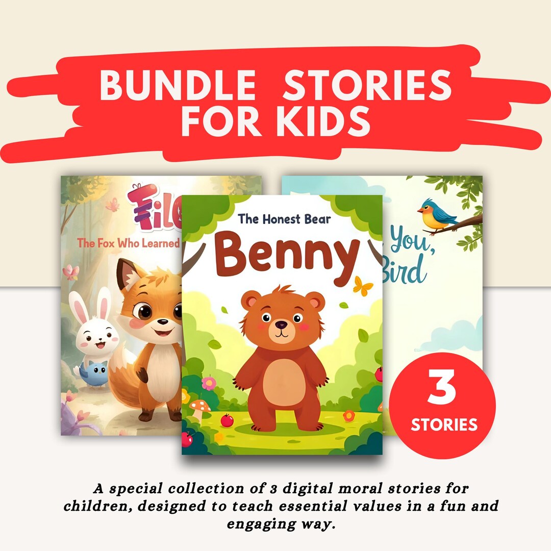 Digital Kids’ Story Bundle to Teach Values: Cooperation, Honesty ...