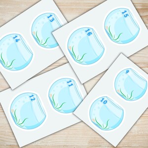 Fish Numbers Matching Game | Counting Activity for Kids | Printable ...