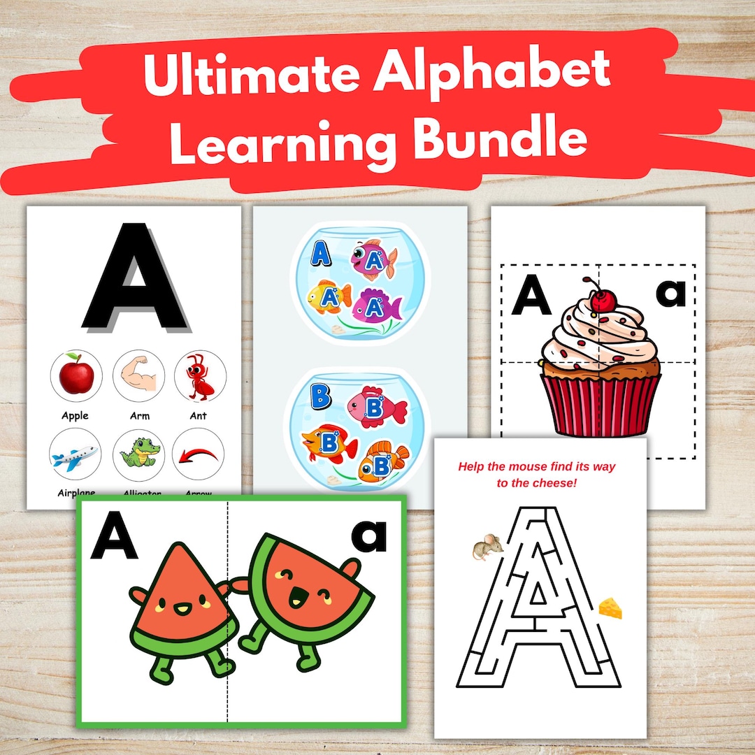 Ultimate Alphabet Learning Bundle | A–Z Printable Activities for Kids ...