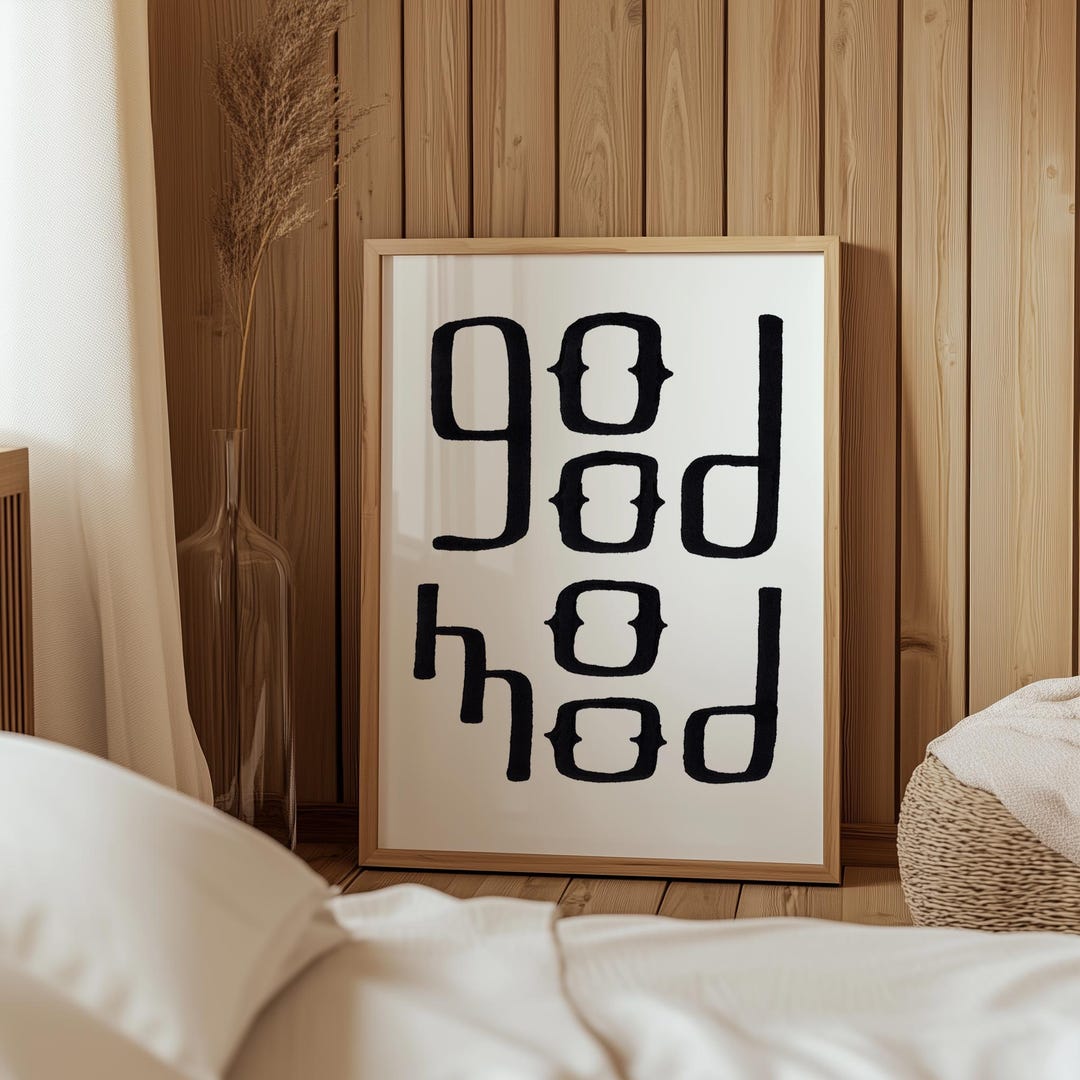 Good Mood - Minimal, Hand-drawn, Calligraphy - Etsy