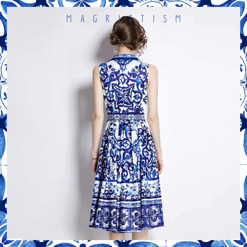 Majolica Mosaic Tiles Dress || Elegant Summer Dress || Dolce Vita ...