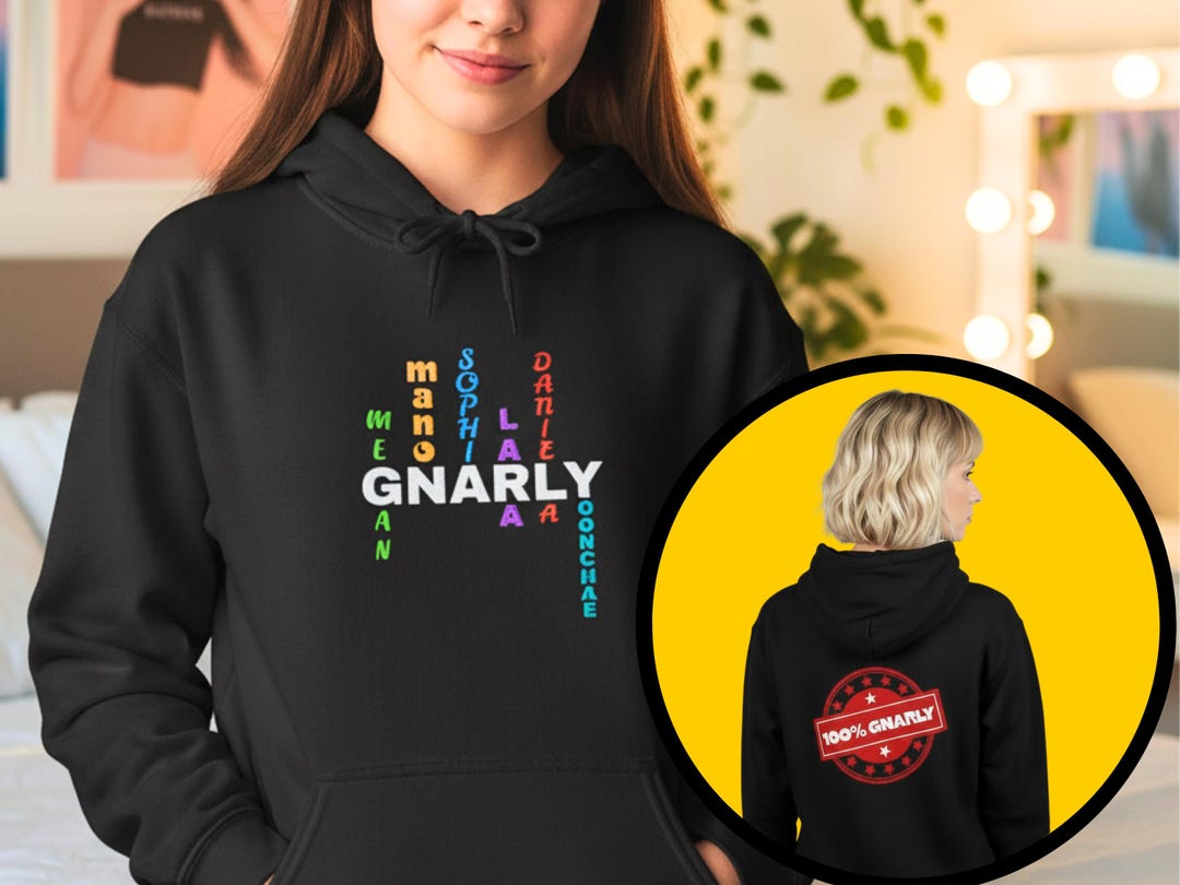 Kpop Girl Group Inspired Hoodie | Gnarly Sweatshirt | Kpop Shirt Merch ...
