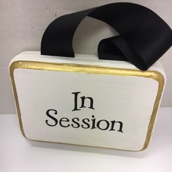 In Session Sign - Etsy