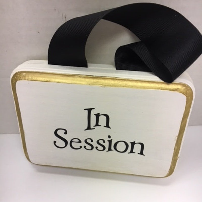 In Session Sign - Etsy
