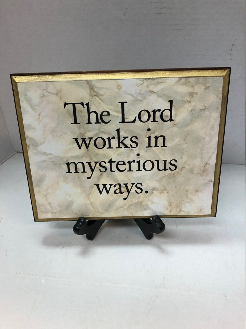 The Lord Works in Mysterious Ways - Etsy