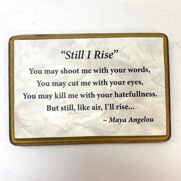 Still I Rise Print - Etsy