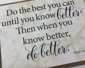 Maya Angelou Quote - Etsy