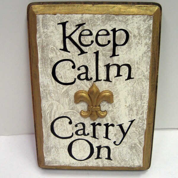 Keep Calm and Carry on Signs - Etsy