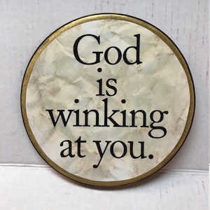 God is Winking at You. - Etsy