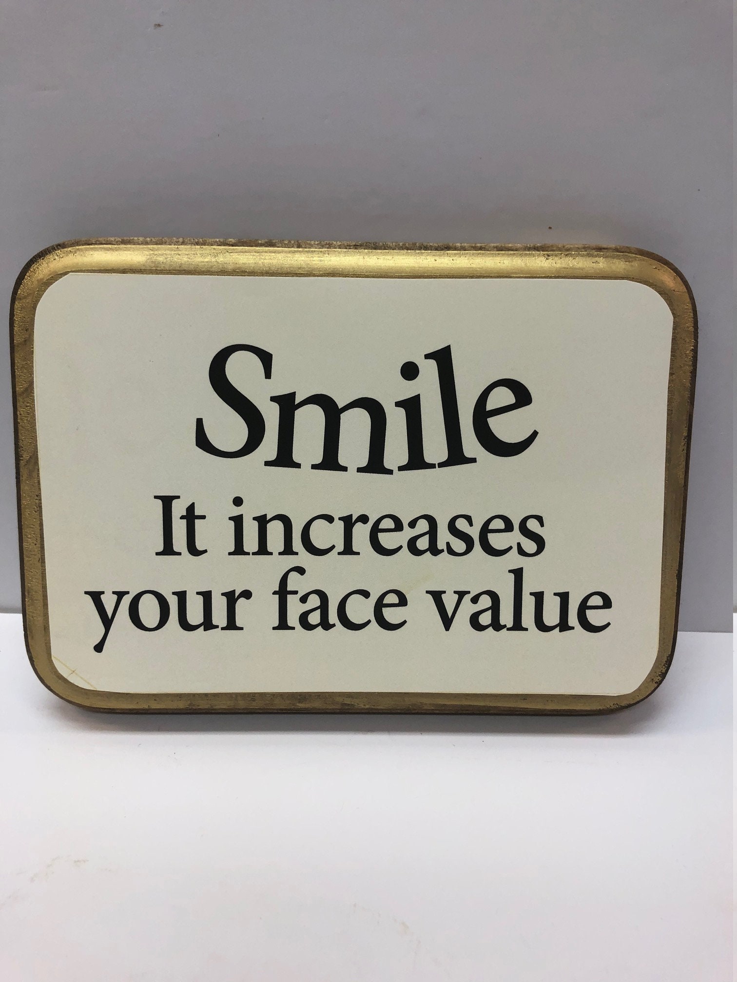Smile. It Increases Your Face Value. - Etsy