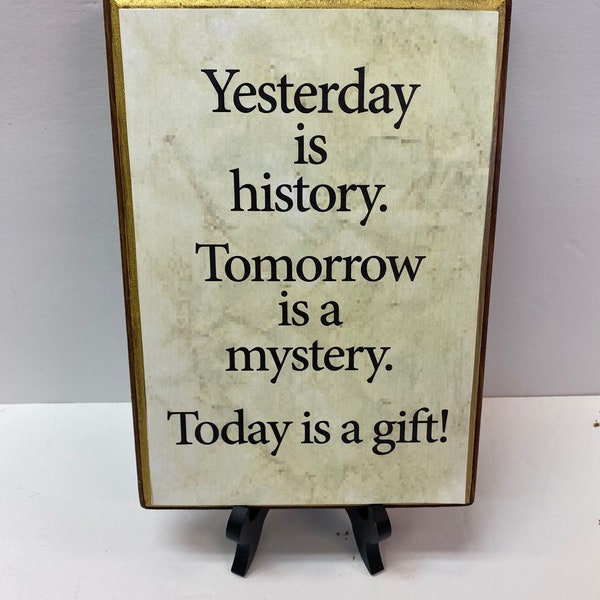 Yesterday is History - Etsy