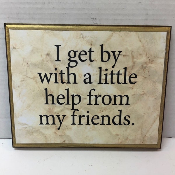 Help From My Friends - Etsy