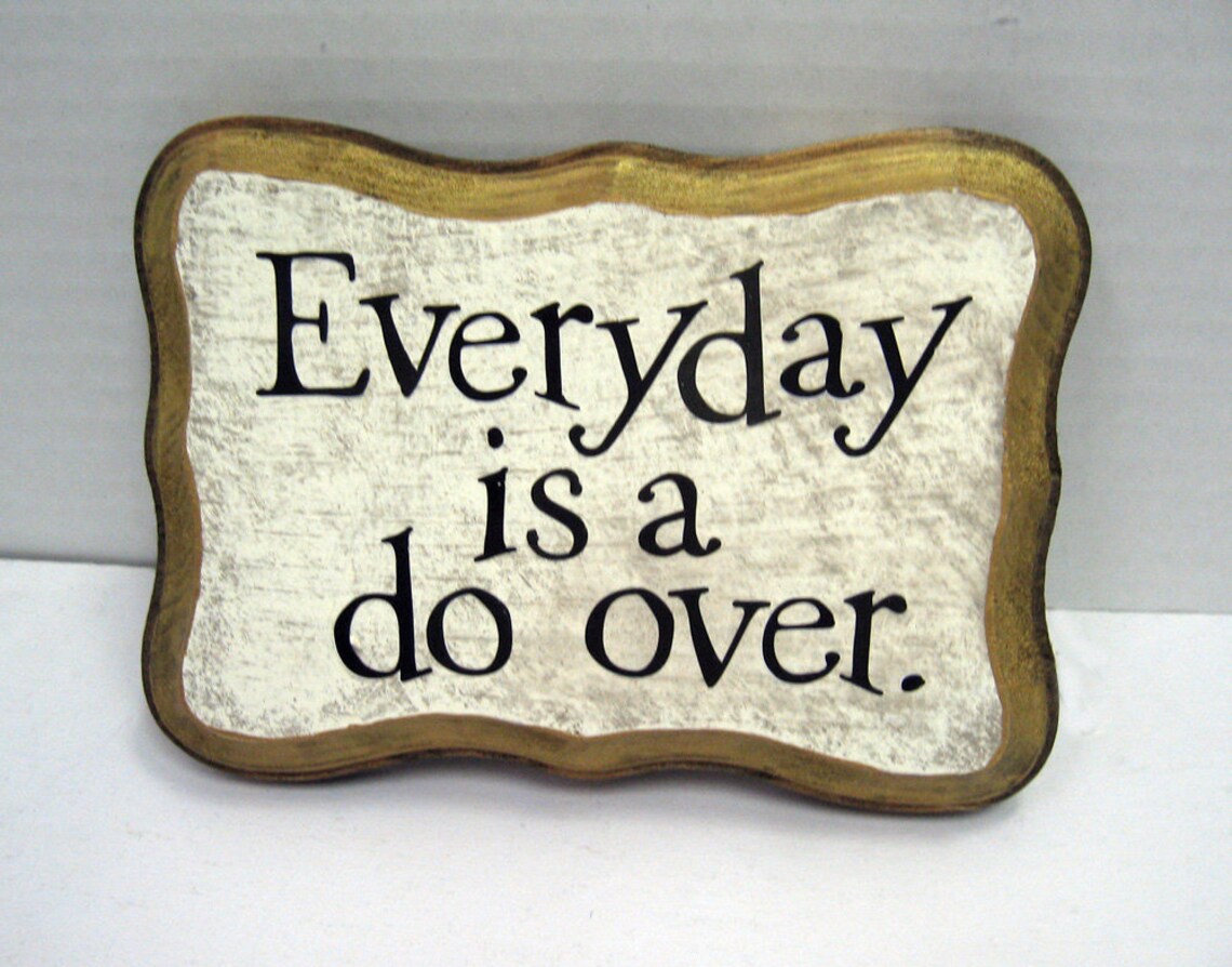 Everyday is a Do Over | Etsy