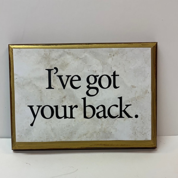I Got Your Back - Etsy