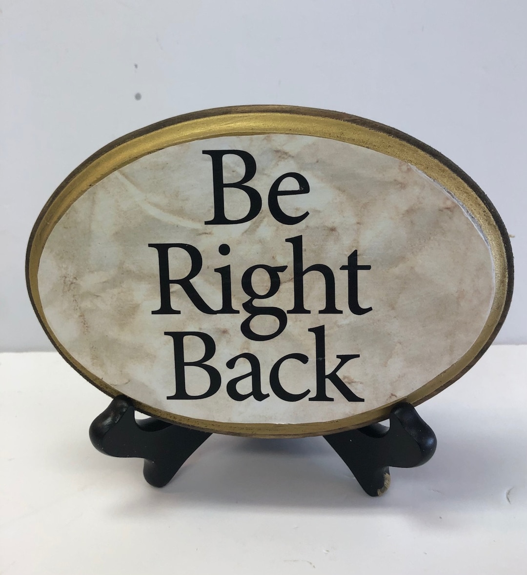 Be Right Back- With Stand - Etsy