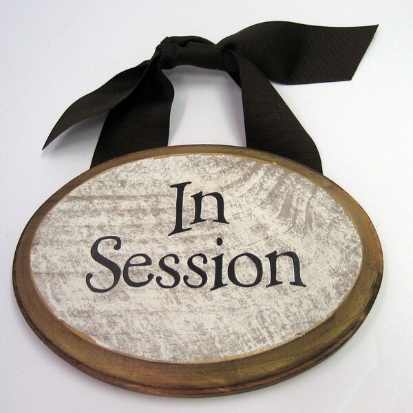 In Session Sign - Etsy