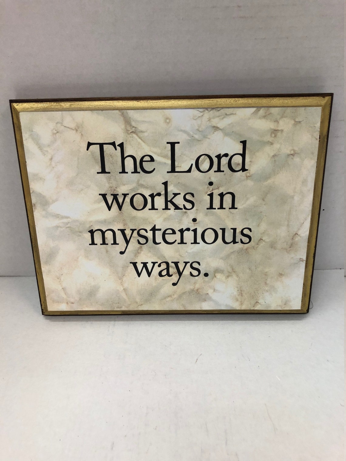 The Lord Works In Mysterious Ways Etsy