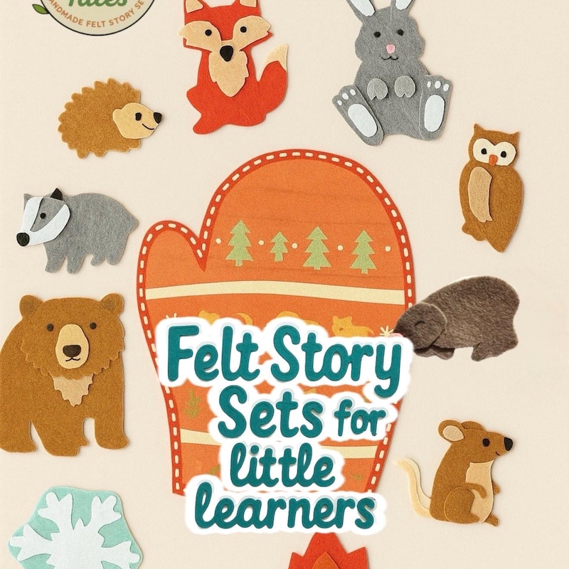 The Mitten Felt Story - Etsy