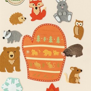 The Mitten Felt Story Set | Jan Brett Inspired, Preschool Literacy - Etsy