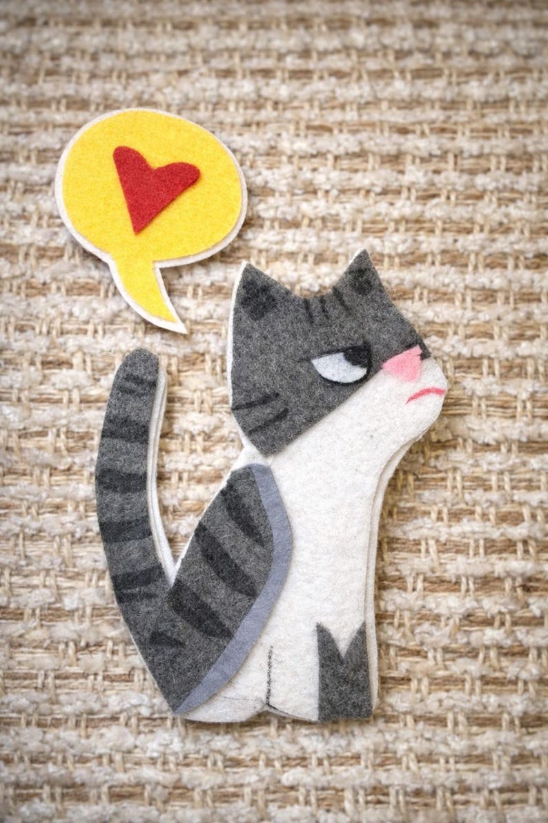 Cat Wishes Felt Story Set | Preschool Flannel Board | Book Companion ...