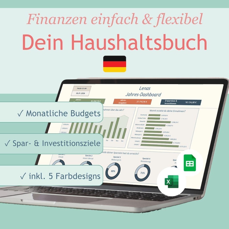 Sparziele tracker excel german - Etsy.de