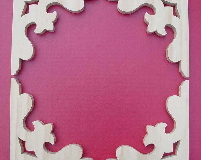 Four (4) Victorian Gingerbread Fretwork Wood Brackets 6 1/2 L X 6 1/2 ...