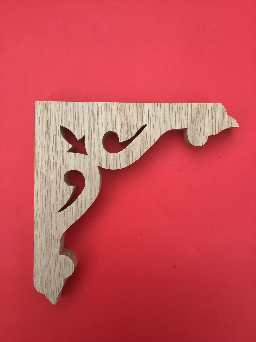 Four 4 Wood Screen Door Brackets 6 1/2 L X 6 1/2w X 3/4 Thick OAK Wood ...