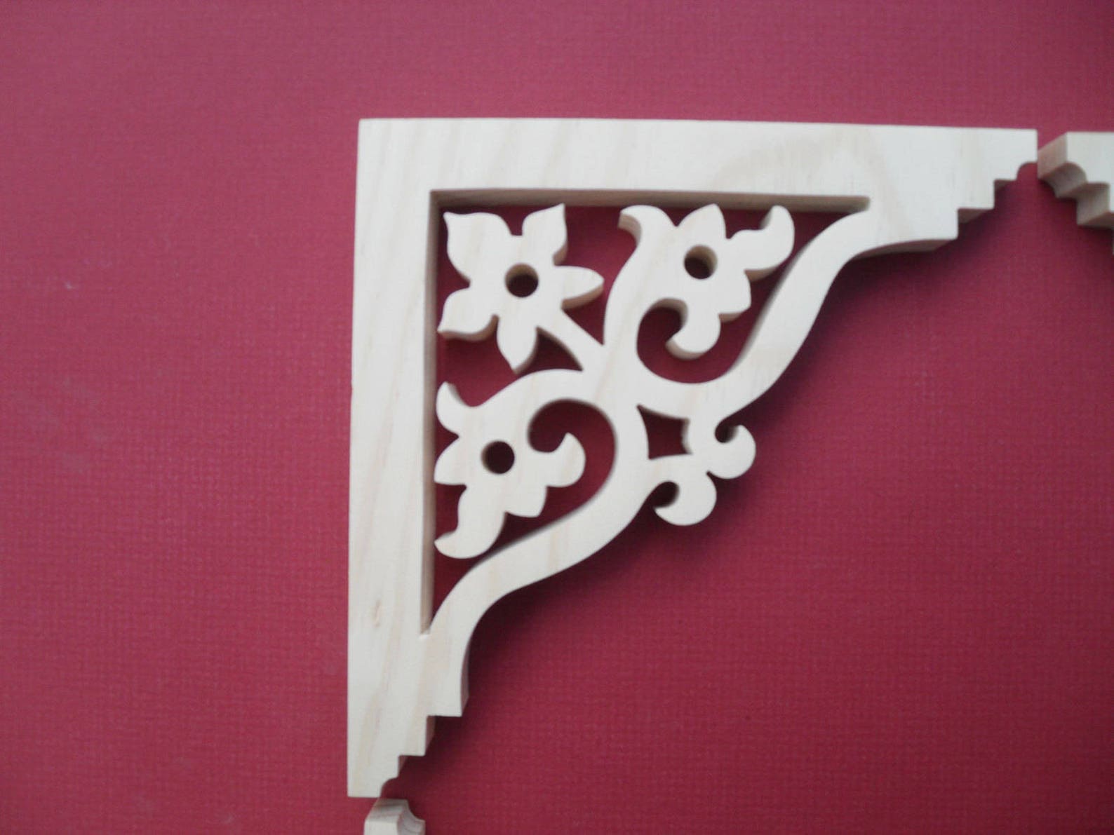 Two (2) Victorian Gingerbread Screen Door Trim/ Brackets / Shelf ...