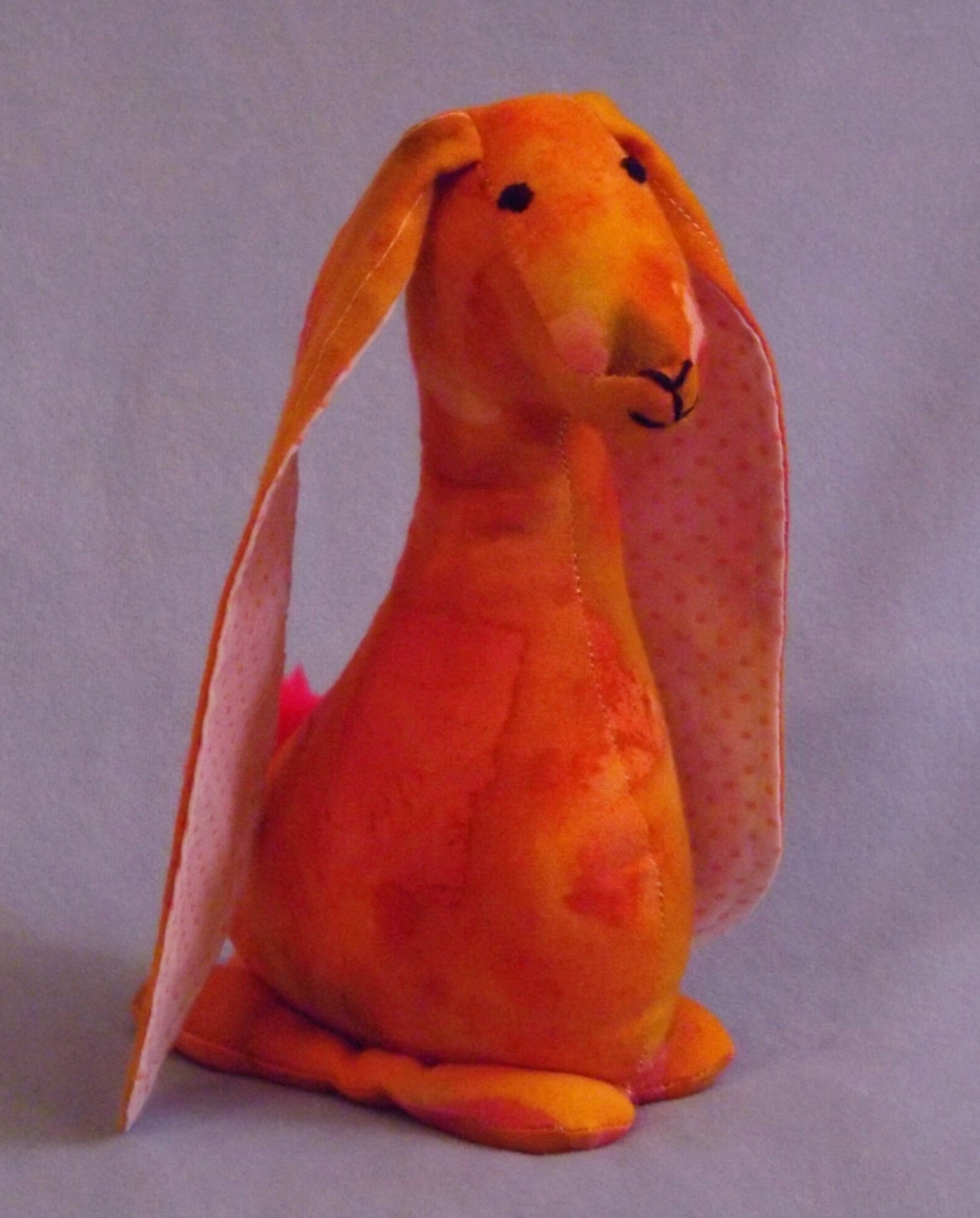 Yellow /orange Rabbit Stuffed Animal - Etsy