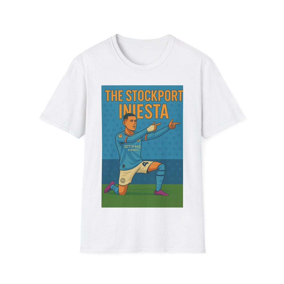 Phil Foden "the Stockport Iniesta" Manchester City Shirt - Etsy