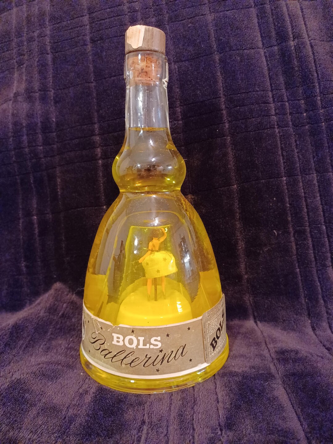 Bols Ballerina 1950's Vintage "gold Wasser" Liqueur Bottle Made in ...