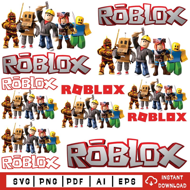 Roblox Papercraft Paper - Etsy