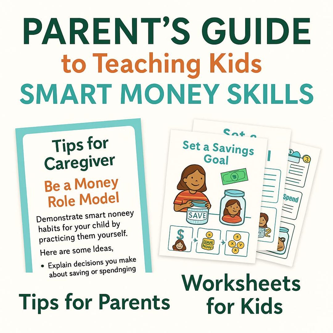 Money Worksheets for Kids | Financial Literacy Activities for Saving ...