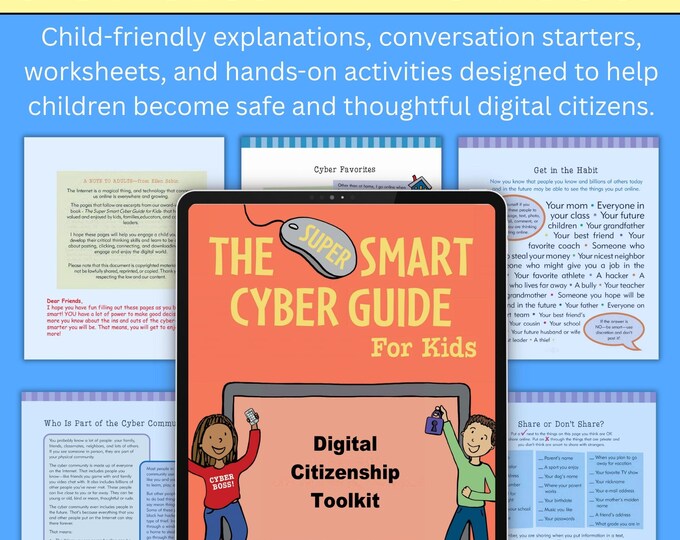 Cybersecurity Worksheets for Kids Printable PDF – Online Safety ...