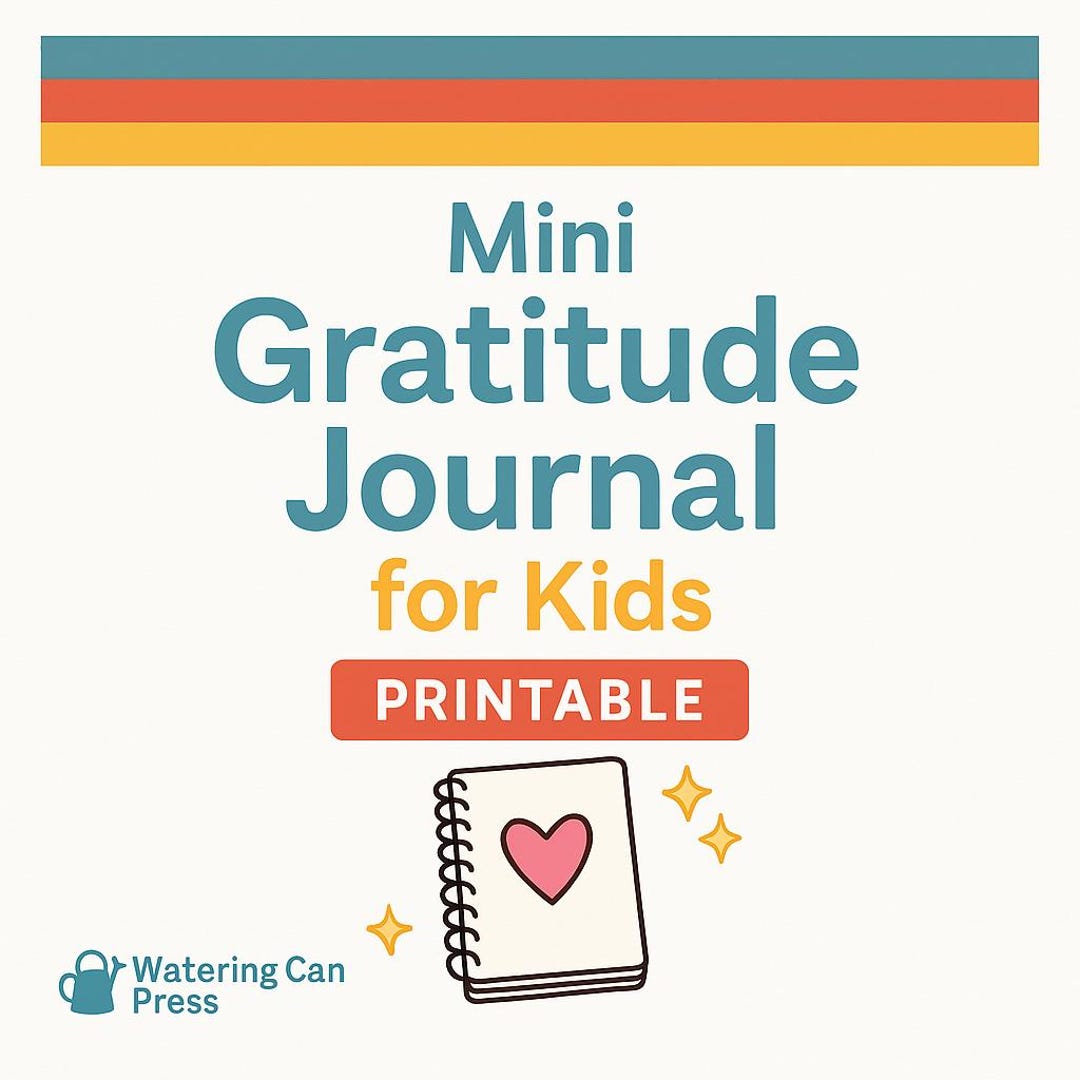 Kids Gratitude Journal: Printable Thankfulness Activities (ages 6-11 ...