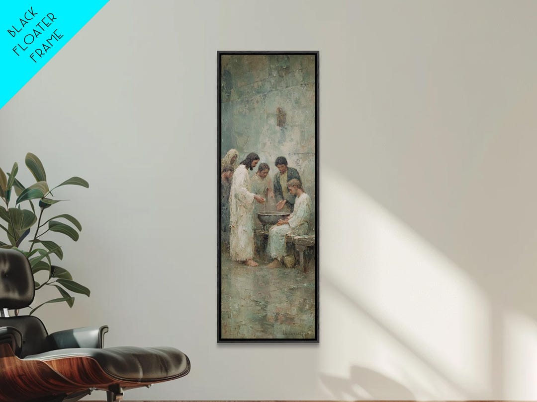 Circle of Mercy | Framed Canvas Print | Christian Art Canvas | Jesus ...