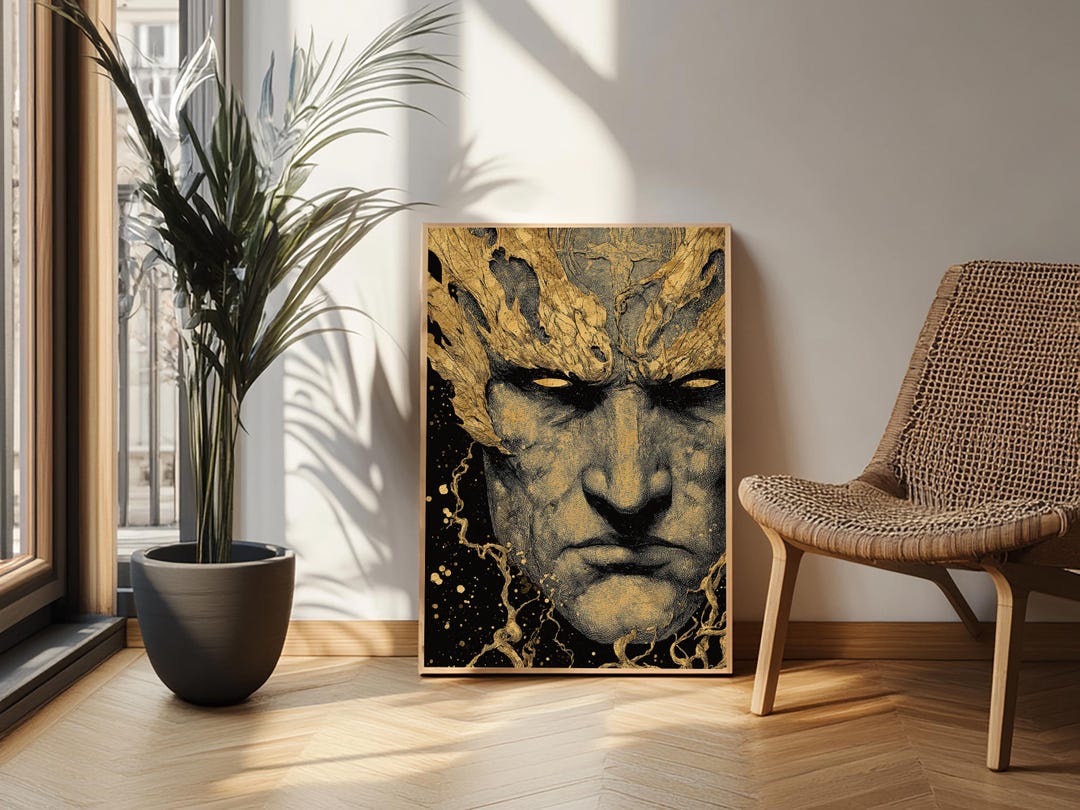 Prometheus Mythological Titan Canvas Print, Fire Bringer Greek Myth ...