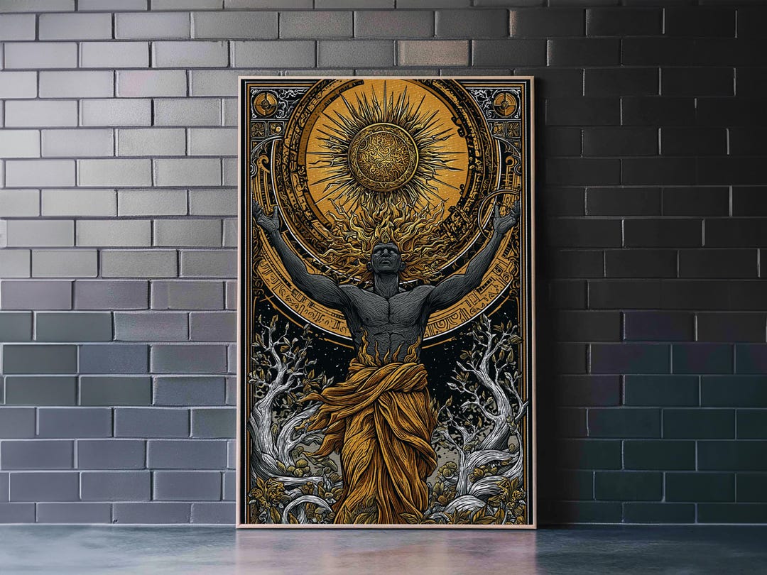Hermes Greek God in Flight, Mythology Messenger Art, Canvas Print ...