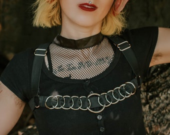 MULTI O-RING Chest Harness // - Etsy