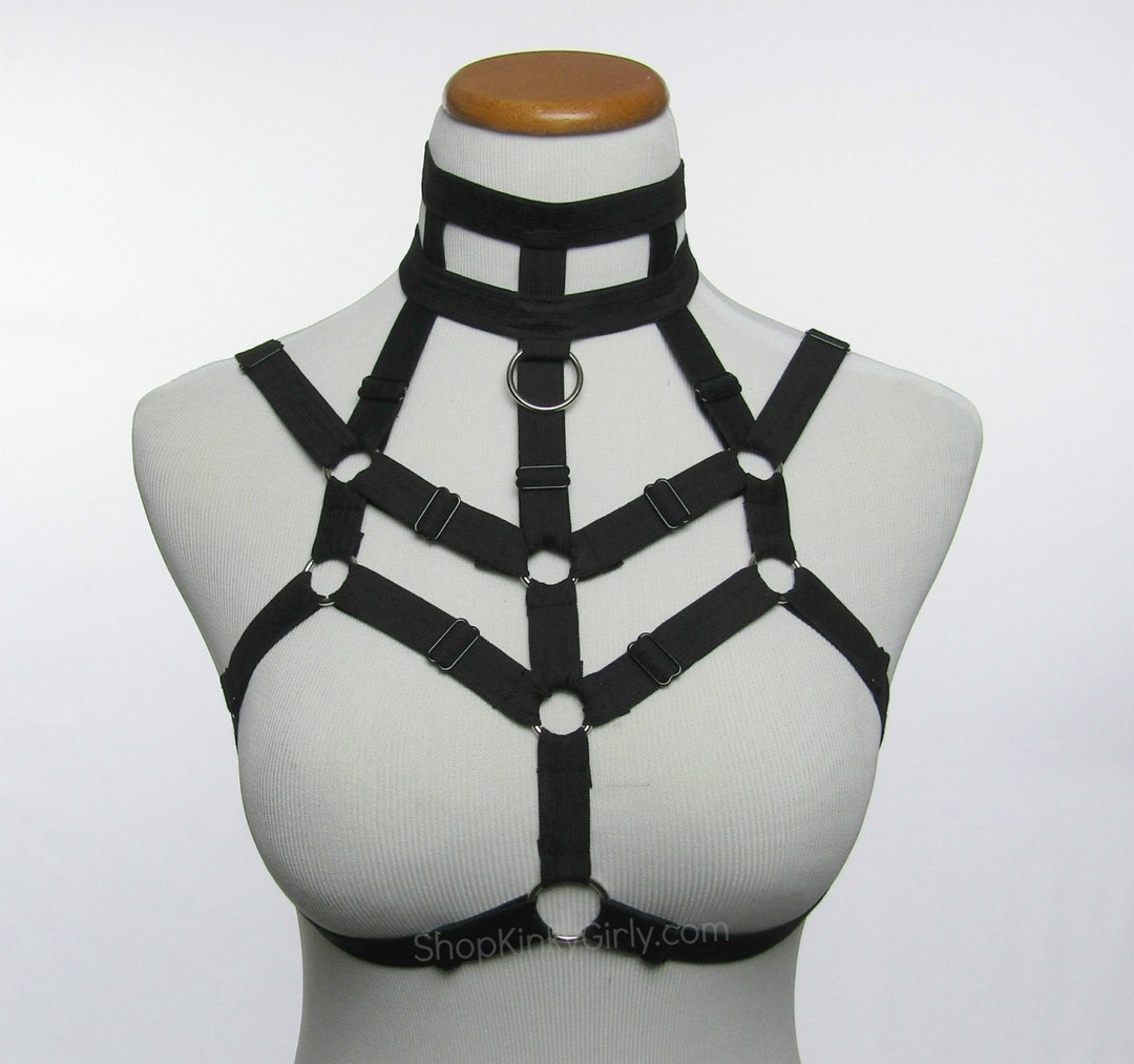 Dita Chest Harness Body Cage Fully Adjustable - Etsy