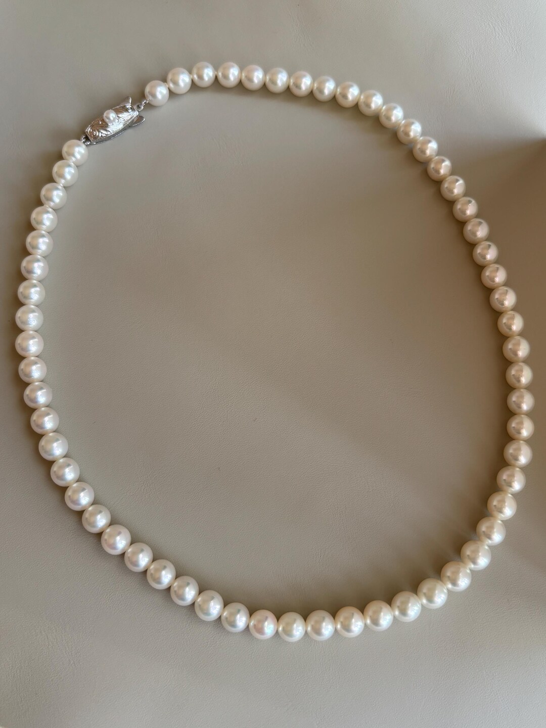 Vintage Mikimoto Pearl Necklace - Etsy Australia