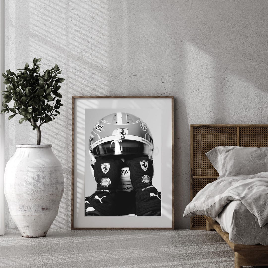 Formula 1 Driver Poster, F1 Black & White Print, Formula 1 Wall Art ...