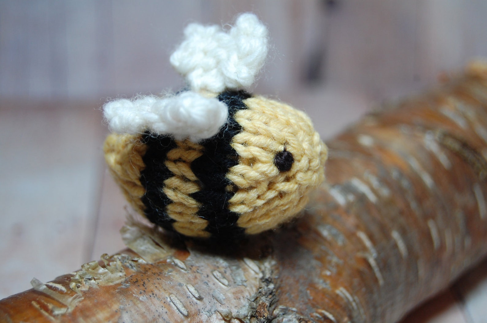 Knit Bumble Bee Bee Holiday Ornament Bumble Bee Toy Bee - Etsy