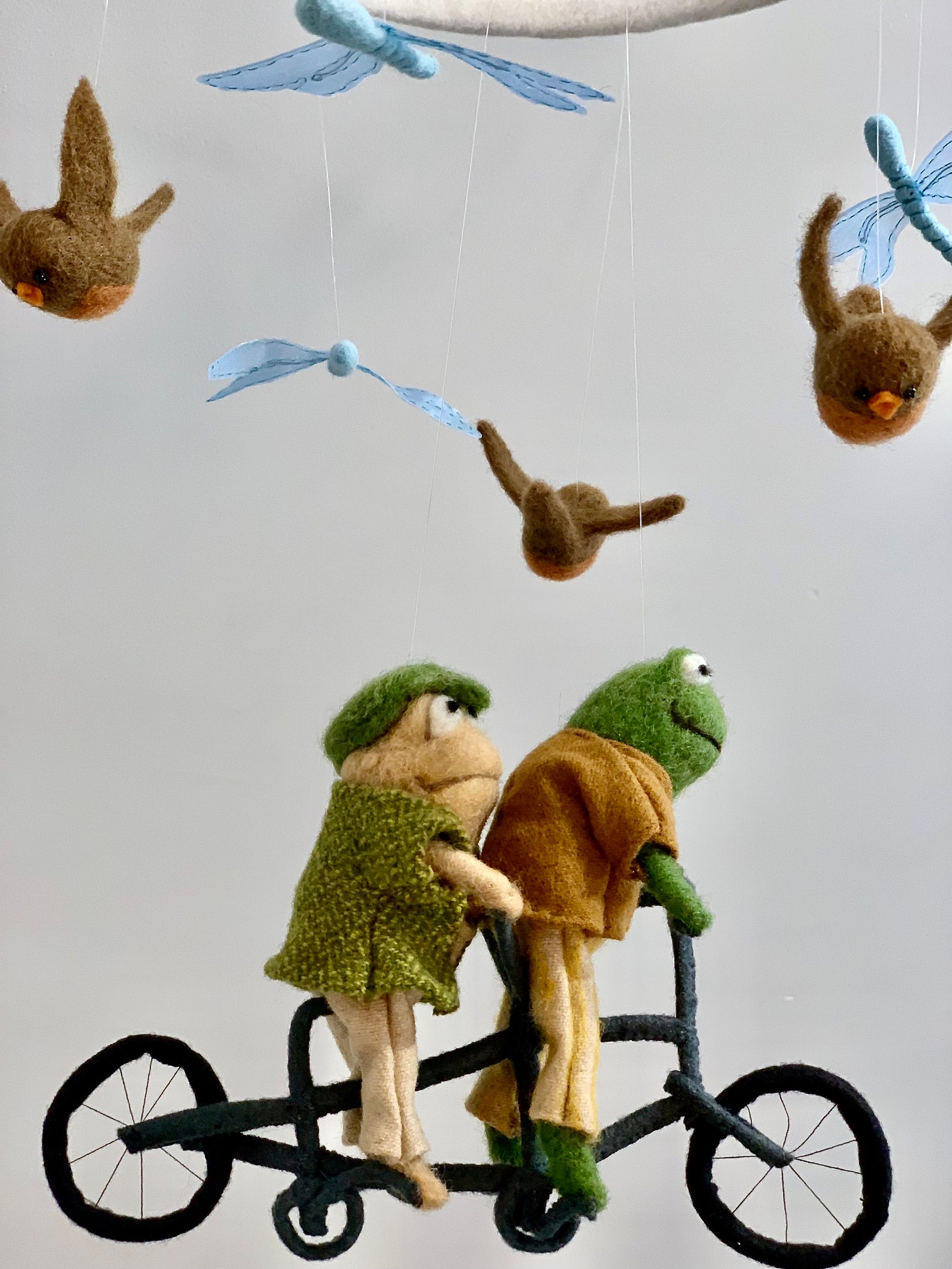 Frog and Toad Mobile Frog and Toad Decor Robins and - Etsy