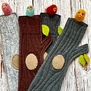 Bird Bookmark, Needle Felted Bird on Felt Tree, Gift for Book Lover - Etsy