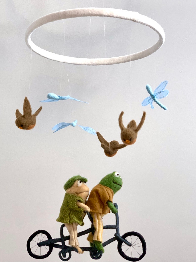 Frog and Toad Mobile, Frog and Toad Decor, Robins and Dragonflies ...