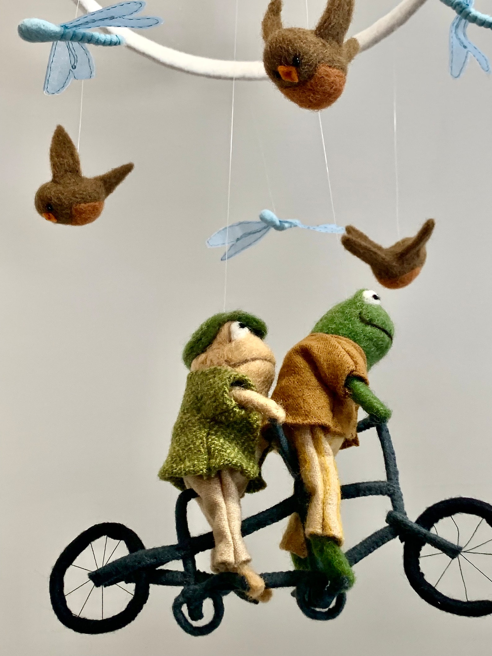 Frog and Toad Mobile Frog and Toad Decor Robins and - Etsy