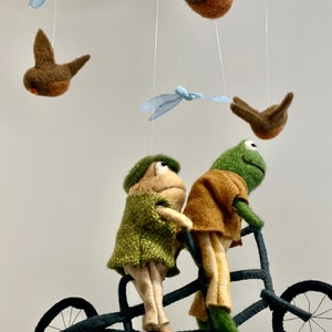 Frog and Toad Mobile, Frog and Toad Decor, Robins and Dragonflies ...